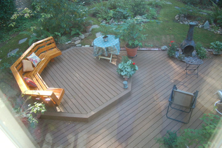 Deck with built in seating - Contemporary - Deck - Seattle - by Rose ...