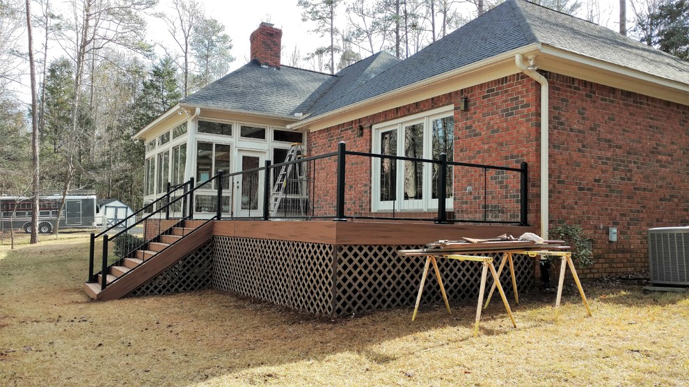 Decks with Trex Transcends and Fortress Cable Railing - Traditional ...