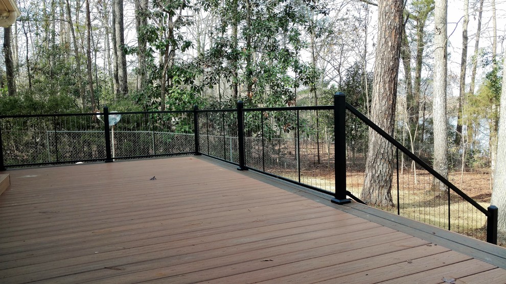 Decks with Trex Transcends and Fortress Cable Railing - Traditional ...