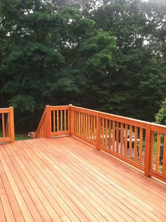 Douglas fir deck - Rustic - Deck - Boston - by Liberty Homes | Houzz