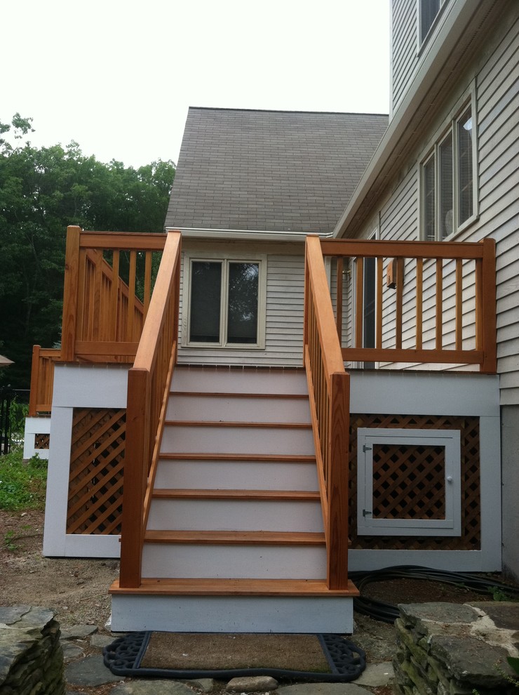 Douglas fir deck - Rustic - Deck - Boston - by Liberty Homes | Houzz