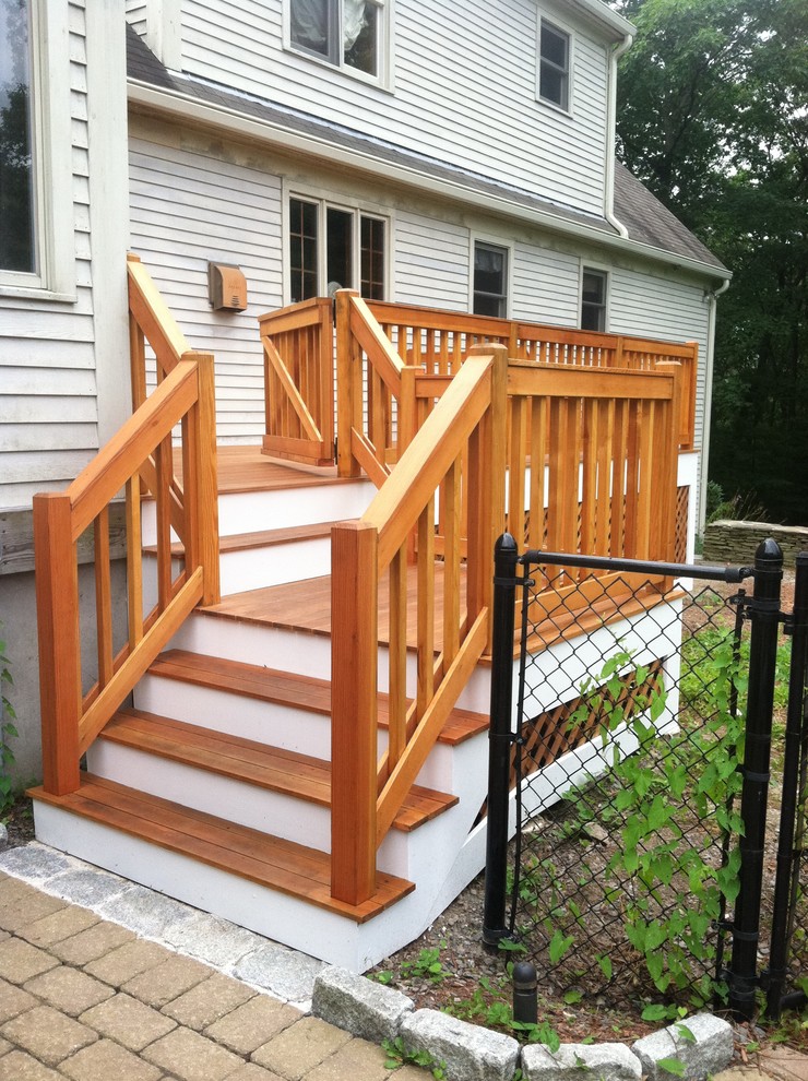 Douglas fir deck - Rustic - Deck - Boston - by Liberty Homes | Houzz