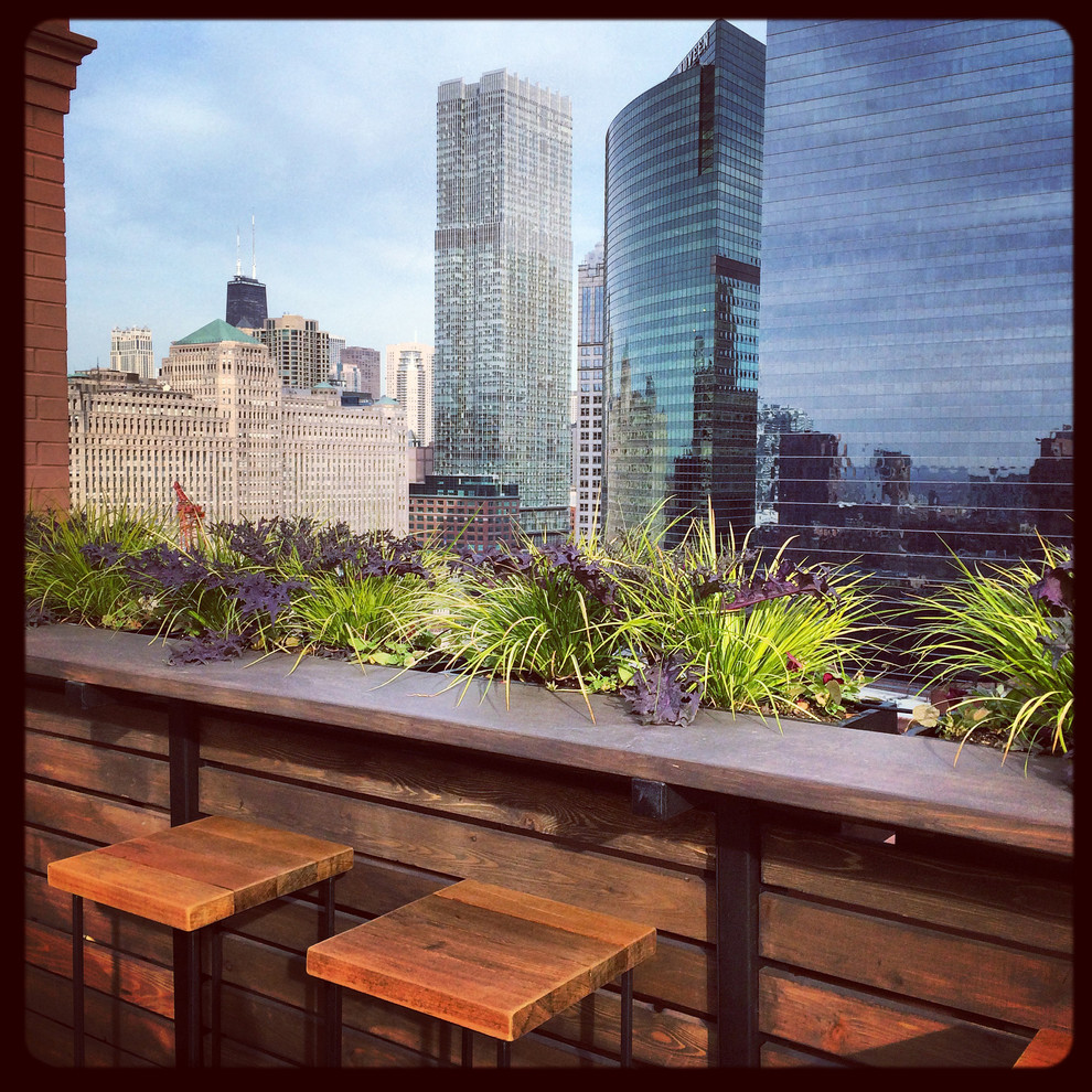 Downtown Delight - 16th floor Rooftop Terrace - Contemporary - Deck ...
