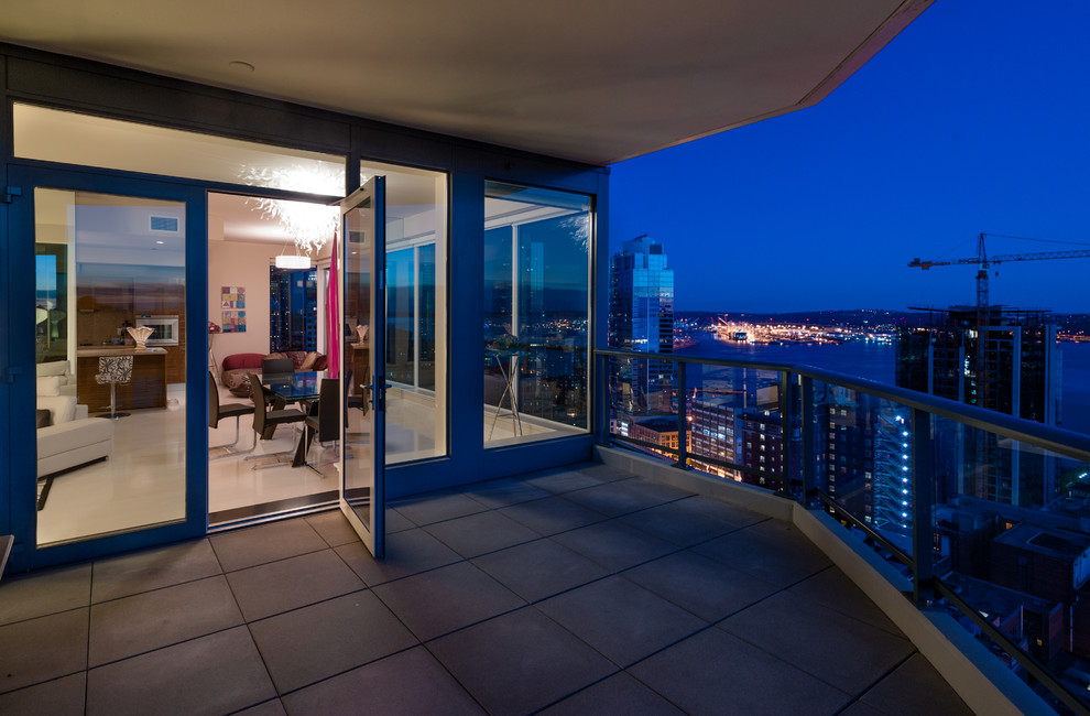 Downtown Seattle Luxury View Condo - Contemporary - Terrace - Seattle ...