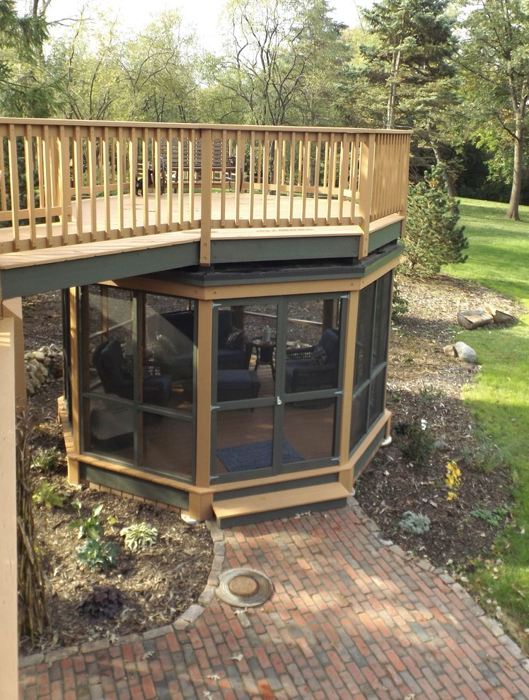 Elevated Walkway Gazebo with lookout deck - Klassisch - Terrasse ...