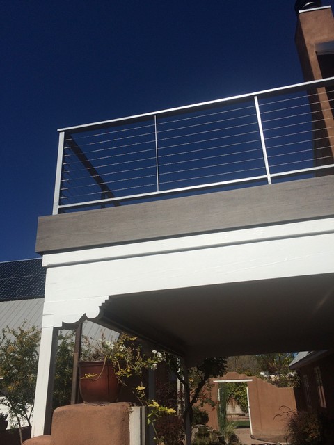 Exterior Cable Railing System - Modern - Deck - Albuquerque - by ...