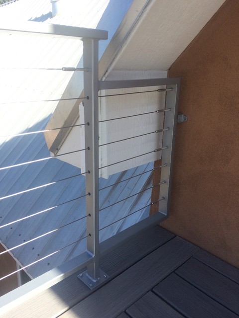 Exterior Cable Railing System - Modern - Deck - Albuquerque - by ...