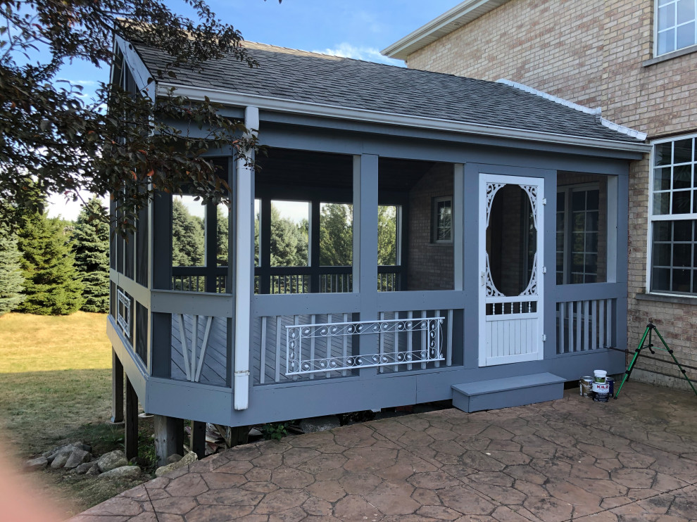 Exterior Deck Painting - Deck - Chicago - by Grunt Wrx Home Improvement ...