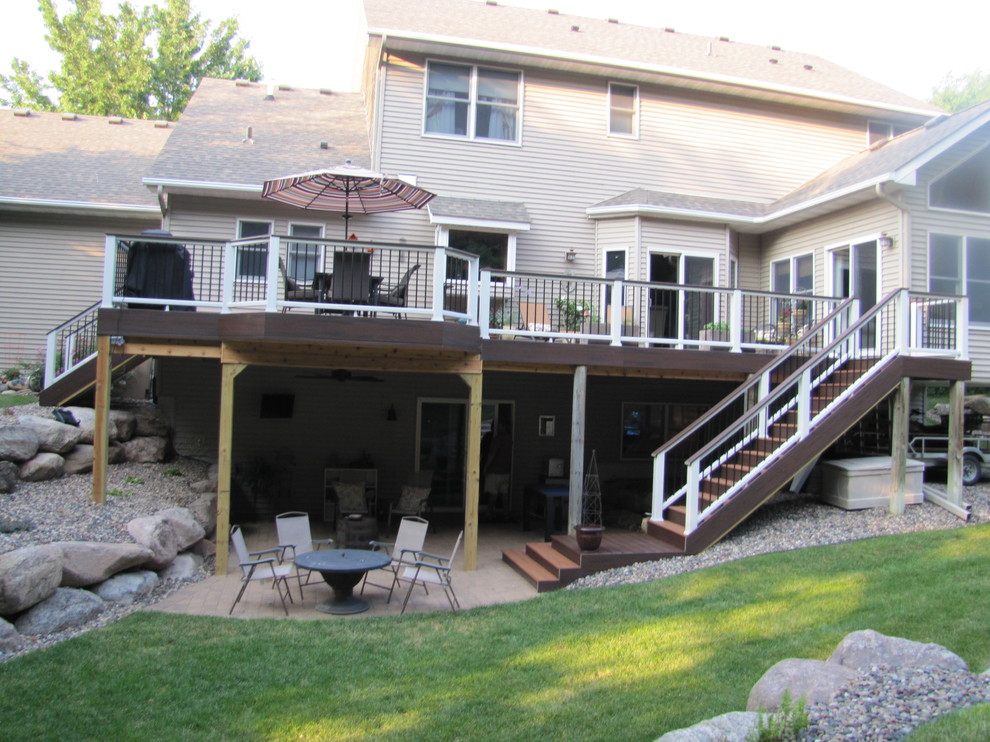 Exterior decks - Traditional - Deck - Minneapolis - by Hammer Head ...
