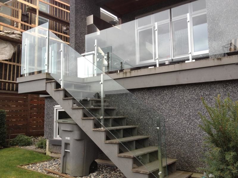 Exterior Glass Railings - Modern - Deck - Vancouver - by Marquis ...