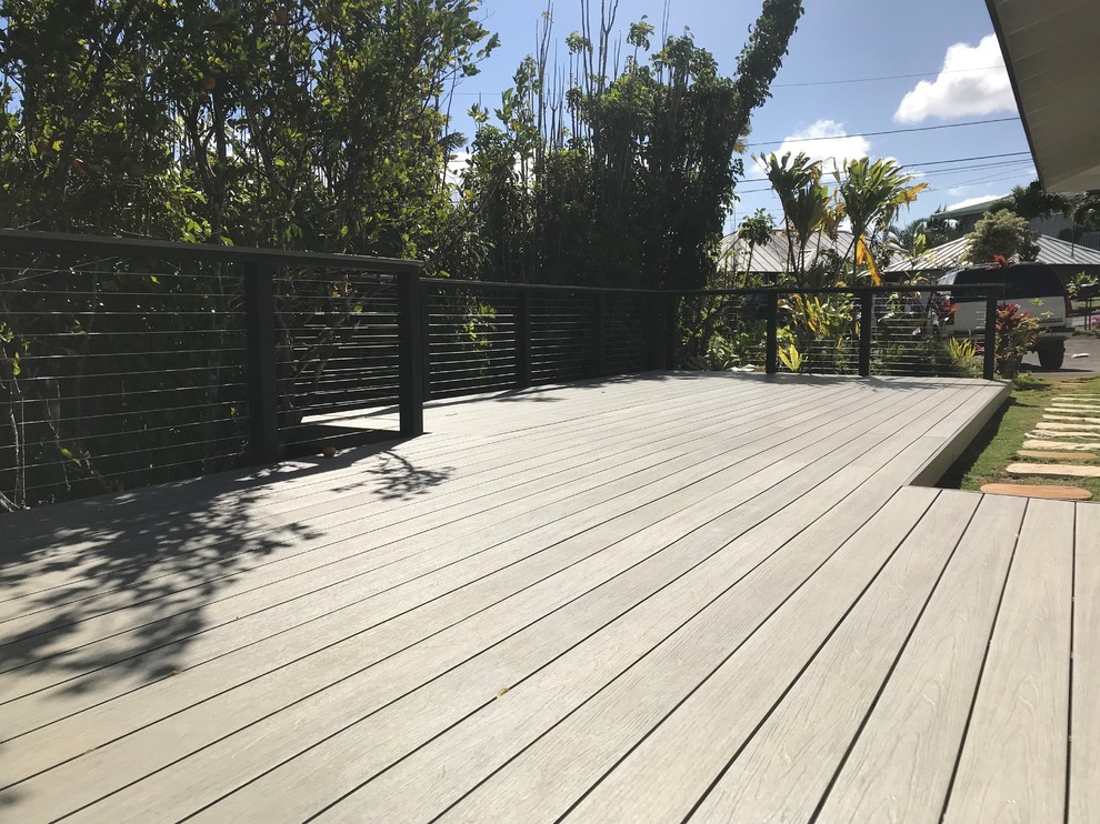 Feeney Cable Rail & New Tech Wood Decking - Modern - Deck - Hawaii - by ...