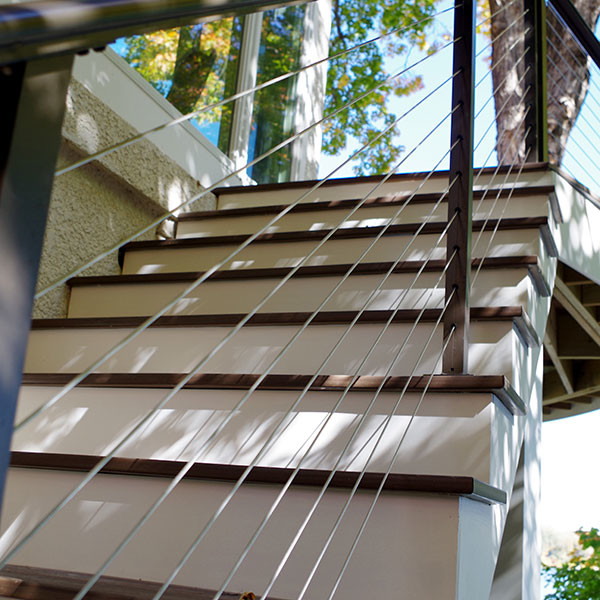 Feeney Cable Rail - Contemporary - Deck - Minneapolis - by DecksDirect ...