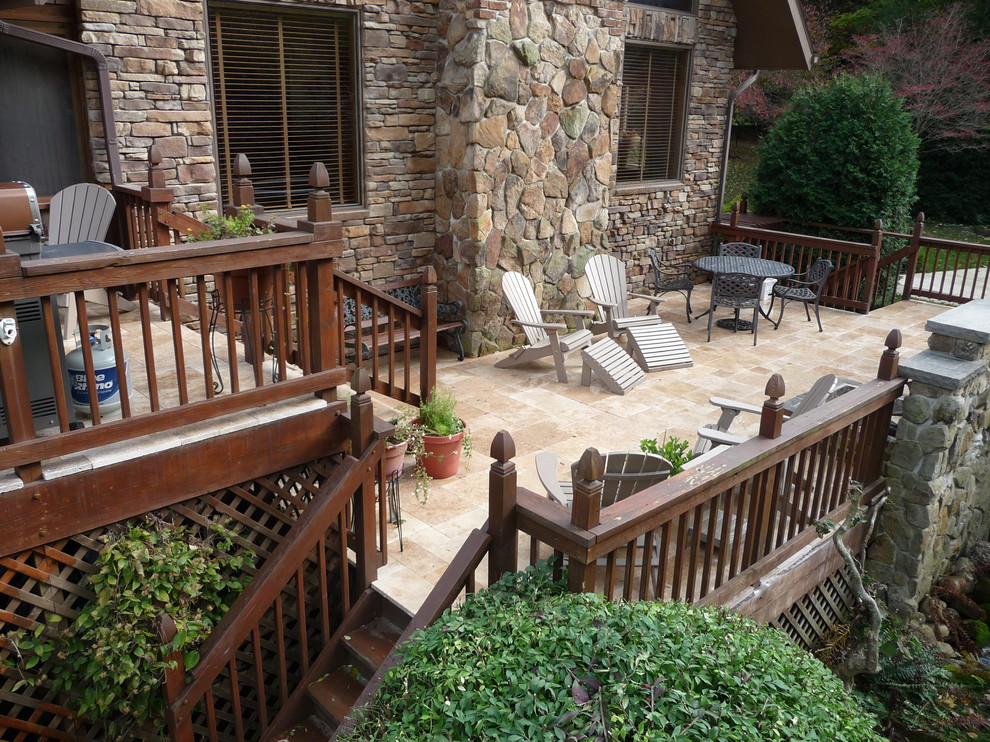 Finished Deck - Traditional - Deck - Cleveland | Houzz