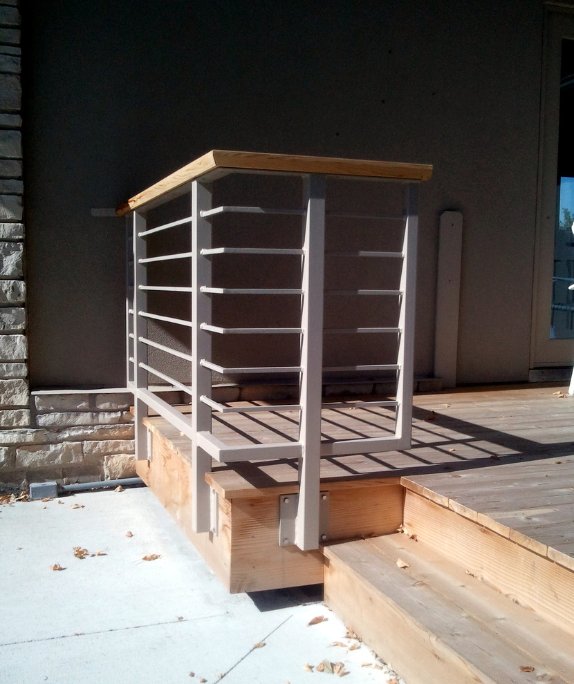 "Floating Corner" Deck Rebuild - Contemporary - Deck - Other - by ...