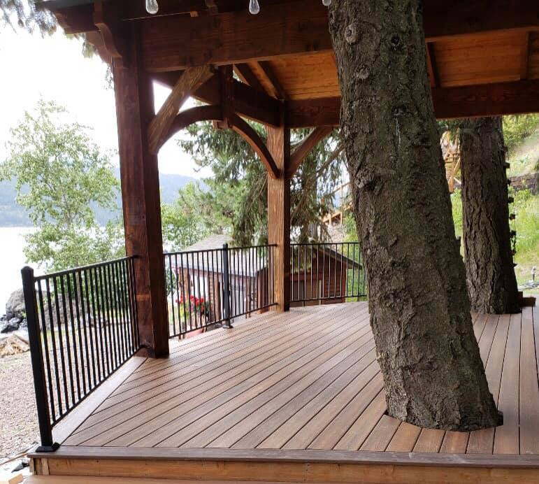 Forest deck wrapping around the trees - Deck - Other - by 3 Brothers ...