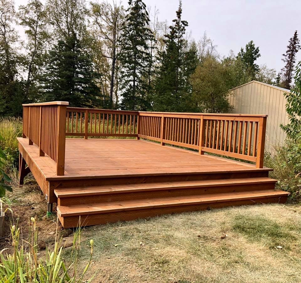 Free-Standing Deck - Craftsman - Deck - Other - by HomeFront ...