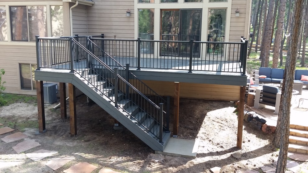 Front and Back Deck Trex Installation - Traditional - Deck - Denver ...