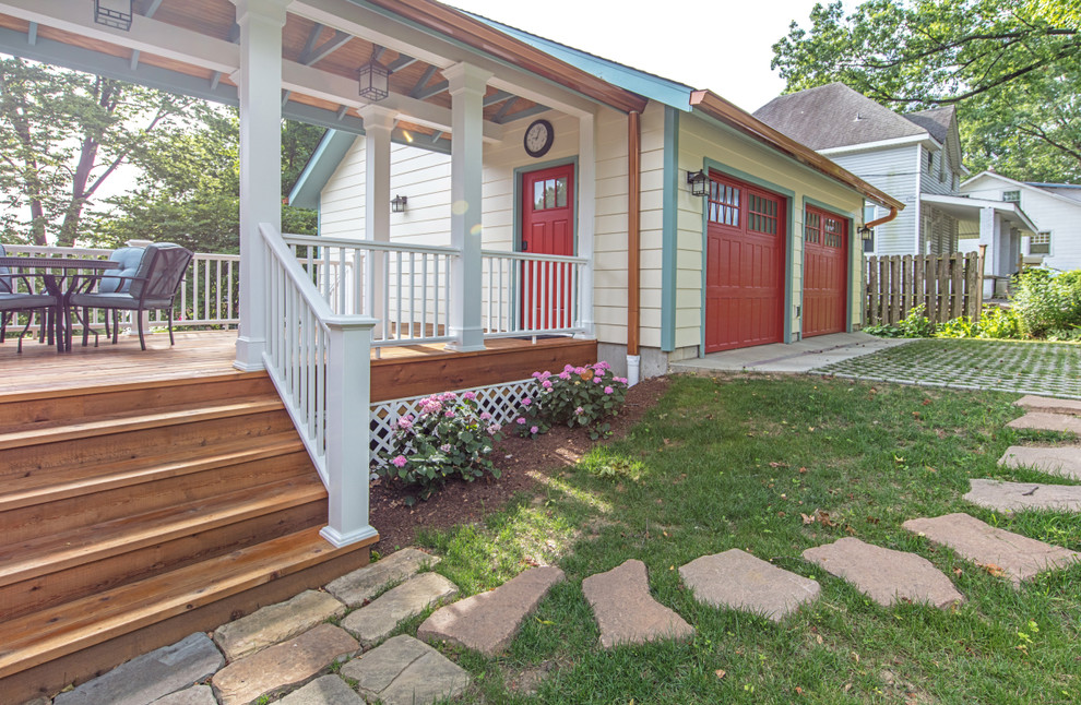 Garage and Breezeway Addition - Arts & Crafts - Terrace - St Louis - by ...