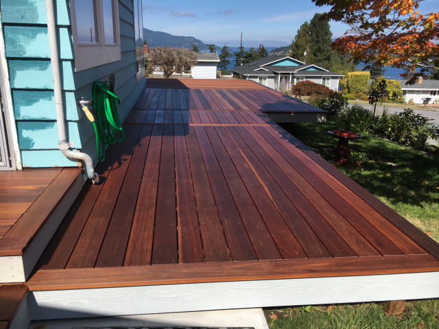 George's Red Batu "Mahogany" Deck - Craftsman - Deck - Seattle - by ...