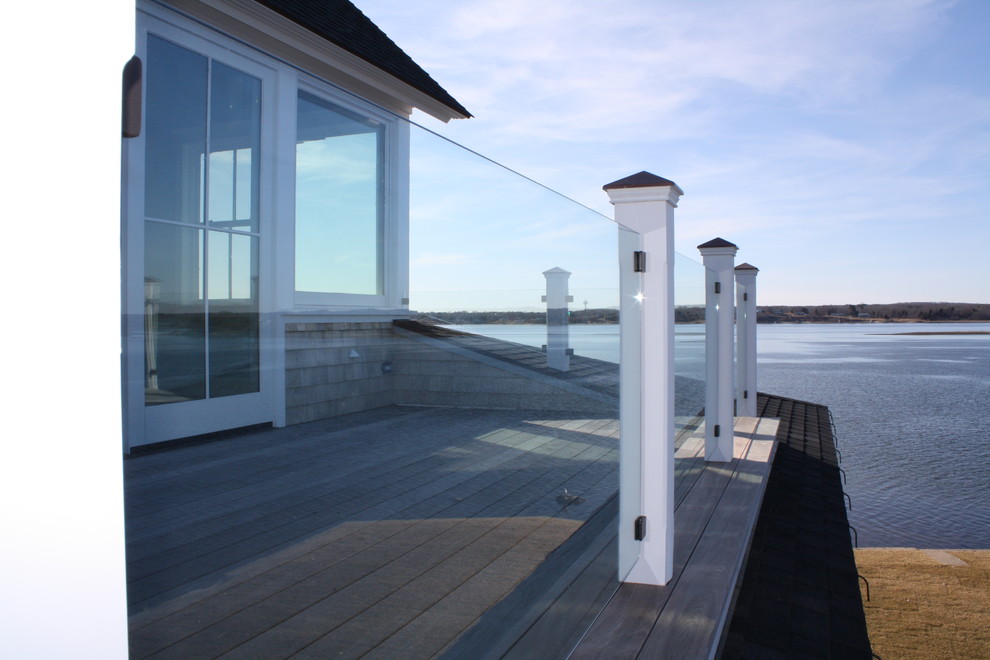 Glass Railing - Contemporary - Deck - Providence - by Lucid Glass ...