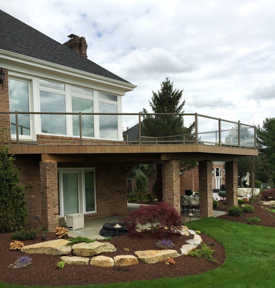 Glass Railing - Traditional - Deck - Other - by Rex Glass & Mirror | Houzz