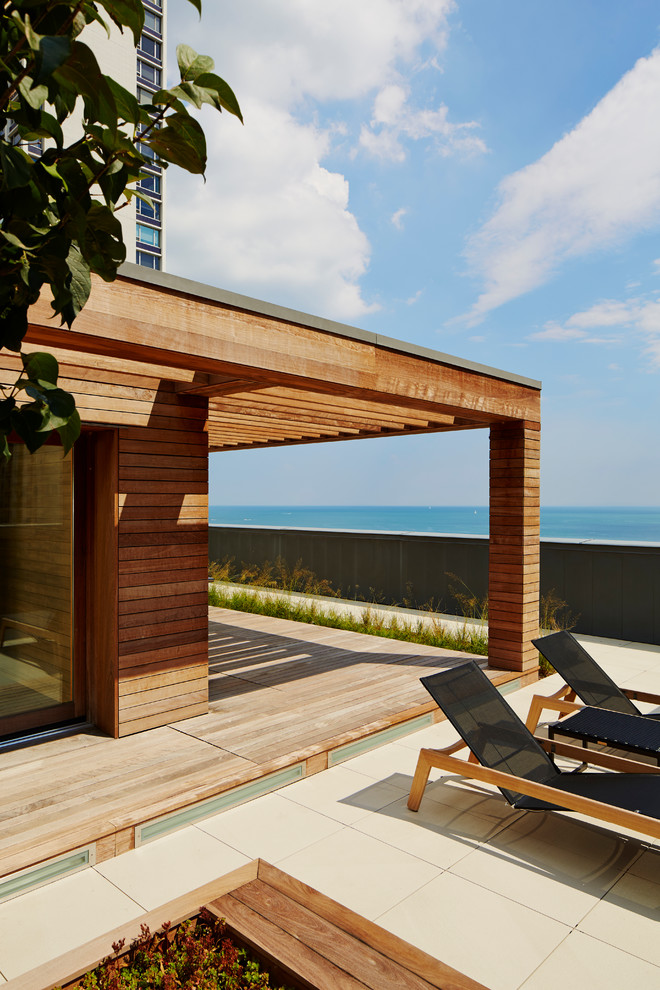Goethe Street Residence - private rooftop terrace - Contemporary - Deck ...