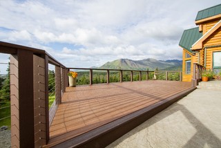 Gorgeous Deck Overlook - Rustic - Deck - Other - by Treeline ...