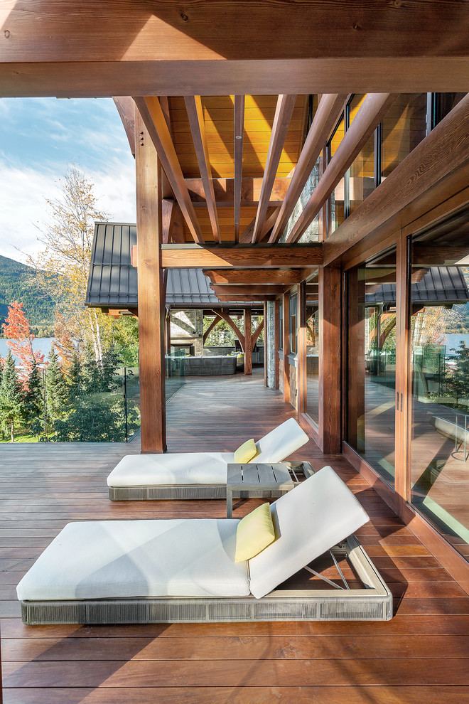 Grand Mountain Lodge - Rustic - Deck - Vancouver - by Peter Rose ...