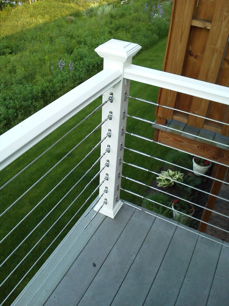 Grand River railing - Contemporary - Deck - Cleveland - by Great Lakes ...