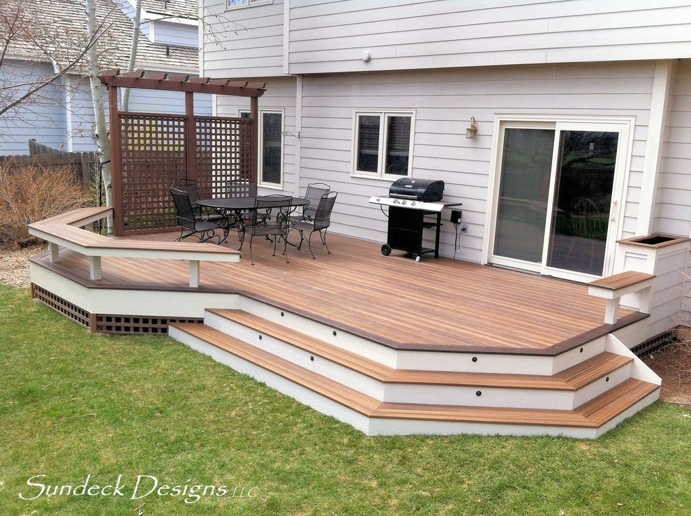 Ground level Evergrain deck - Deck - Denver - by Sundeck Designs LLC ...