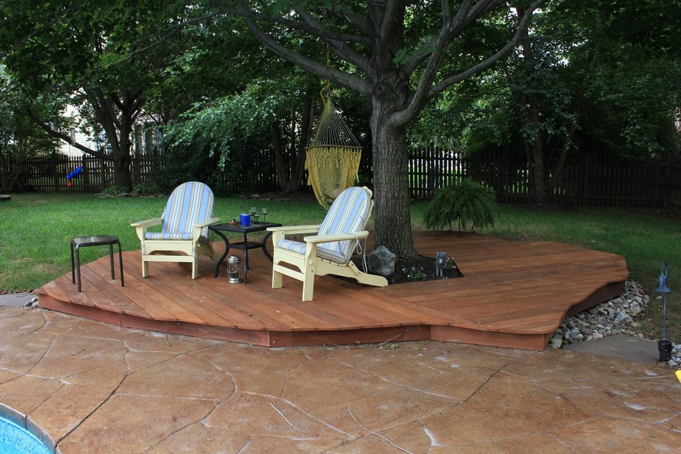 Ground Level Pool Deck - Contemporary - Deck - Philadelphia - by Back ...