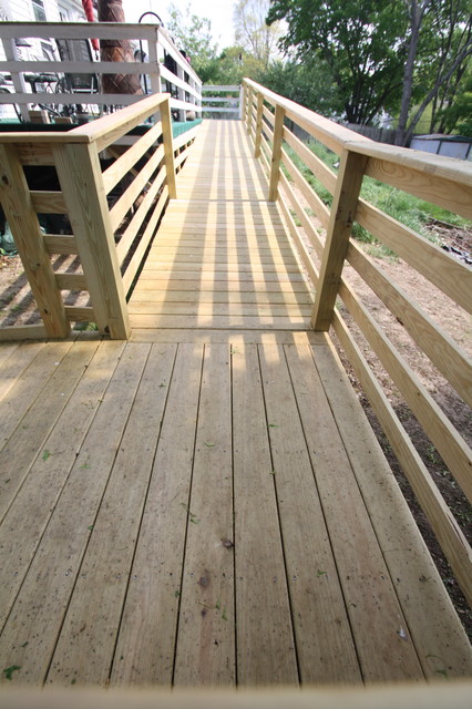 Handicap Access: Wheelchair Ramp, Abington Ma - Traditional - Deck ...