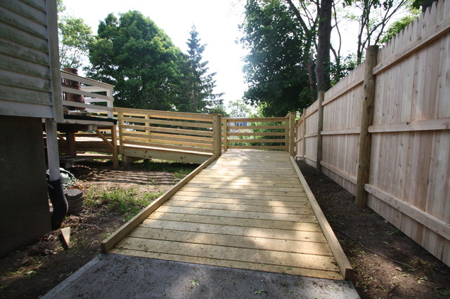 Handicap Access: Wheelchair Ramp, Abington Ma - Traditional - Deck ...