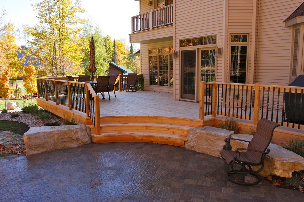 Hermantown Backyard Refuge - Modern - Terrace - Minneapolis - by Miller ...