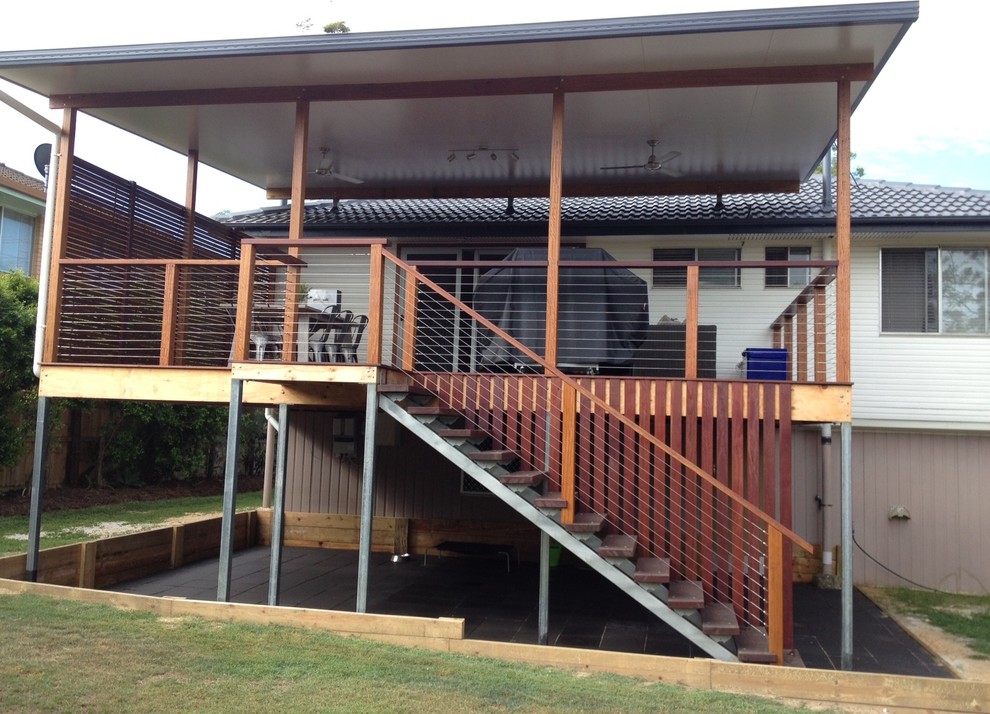 High set decks - Contemporary - Deck - Brisbane - by All We Do Is Decks ...