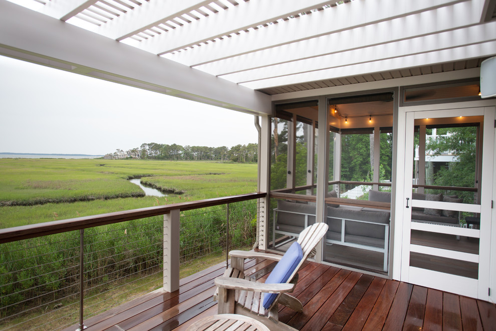 House on The Bay - Beach Style - Deck - Other - by Boardwalk Builders ...