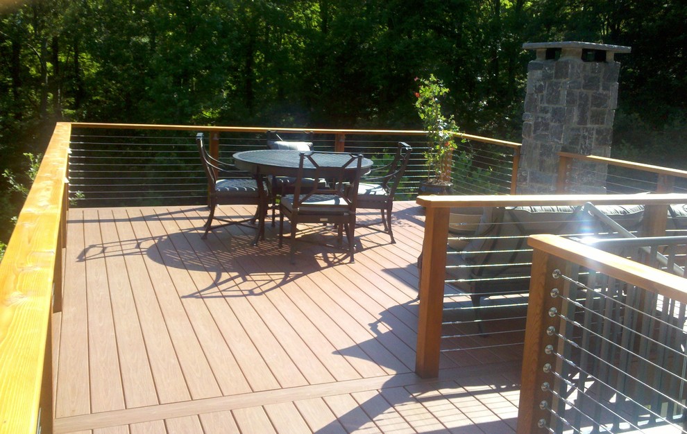 Huntingtown Deck and Outdoor Living Area - Traditional - Deck - DC ...