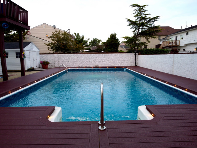 In-Ground Pool Deck - Modern - Pool - New York - by Vandeck Builders ...