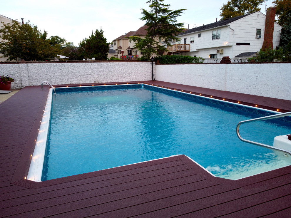In-Ground Pool Deck - Modern - Pool - New York - by Vandeck Builders ...