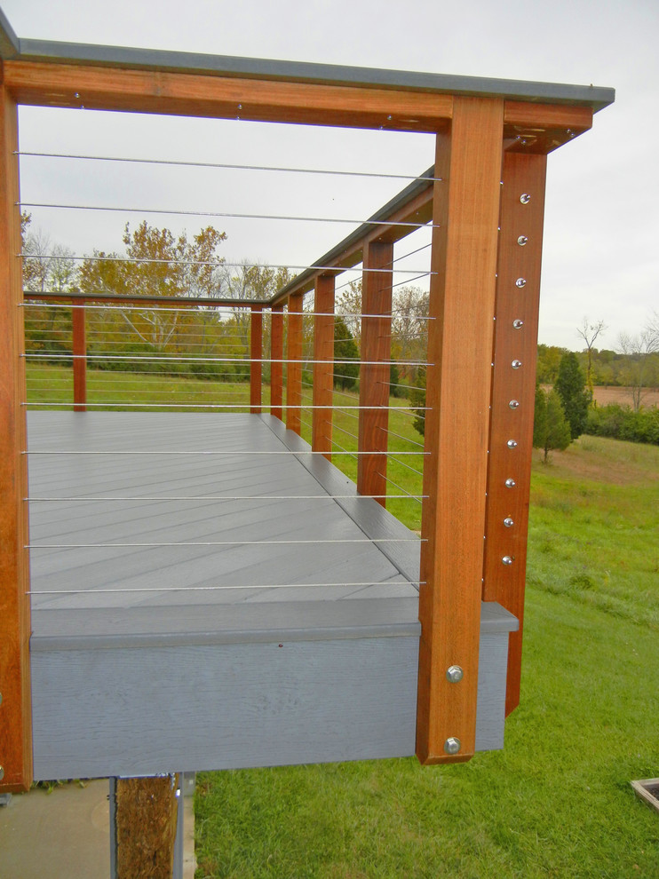 Ipe Cable Deck Railing - Traditional - Deck - Seattle - by Stainless ...