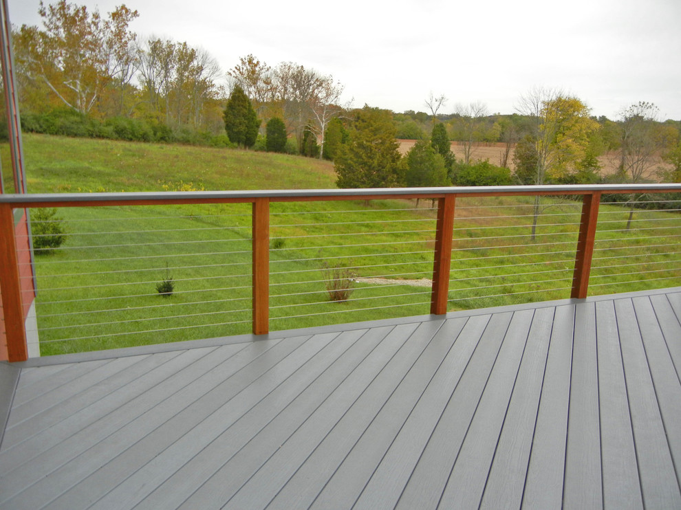 Ipe Cable Deck Railing - Traditional - Deck - Seattle - by Stainless ...
