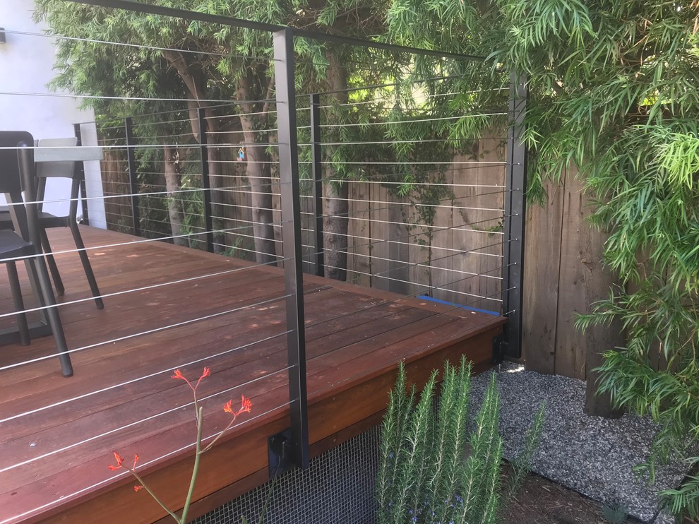 IPE deck with Iron cable railing - Modern - Deck - Los Angeles - by LA ...