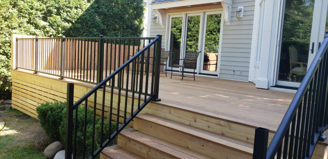Ipe Decking & Westbury railing - Terrasse - Chicago - von OnDeck ...