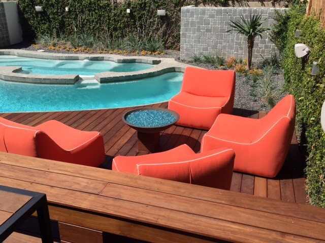IPE multi level modern backyard - Modern - Terrace - Los Angeles - by ...