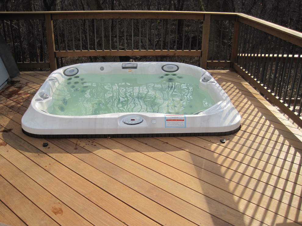 Ipe Pool deck - Transitional - Deck - Chicago - by Unique Deck Builders ...