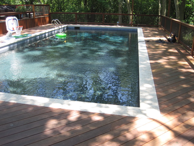 Ipe Pool deck - Transitional - Swimming Pool & Hot Tub - Chicago - by ...