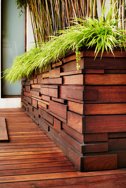 Ipe Rooftop deck and planter boxes - Deck - New York - by General ...