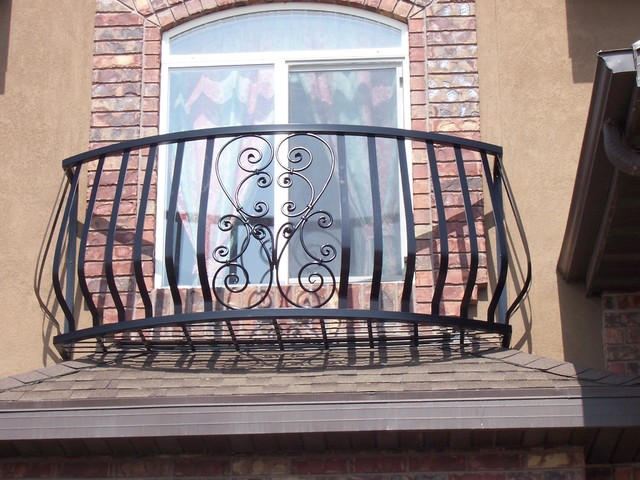 Juliet Balcony Railing Traditional Terrace Salt Lake City By