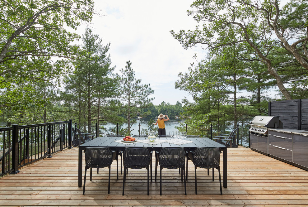 Kahshe Lake Cottage - Rustic - Deck - Toronto - by Solares Architecture ...