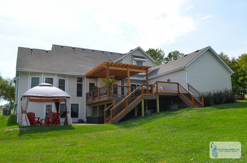 Kansas City Multi-Level Replacement Deck - Contemporary - Terrace ...
